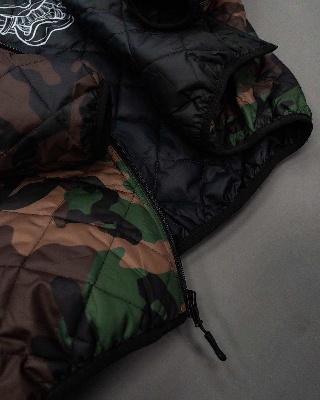 Quilted Oni Jacket - Woodland – Bad Moon Print Press